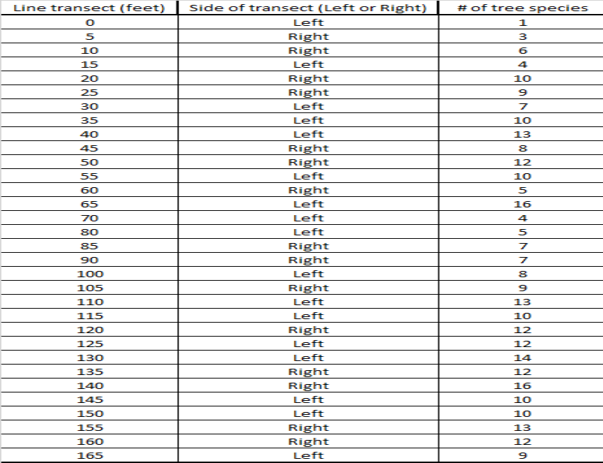 Tree Dispersion in Local TN Park – Of The Forest